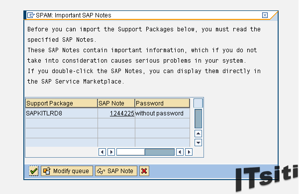 Steps to Upgrade Support Packages using SPAM